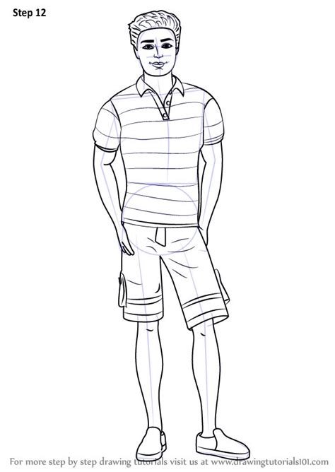How To Draw Ken From Barbie Drawing Word Searches