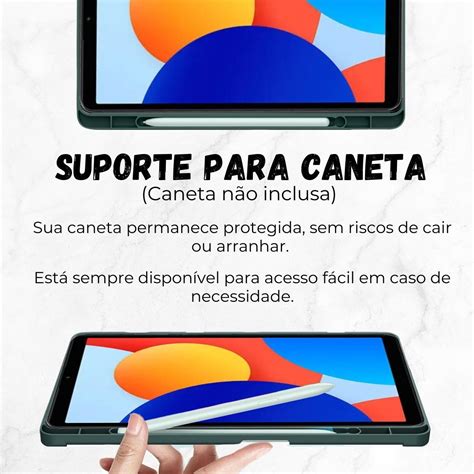 Capinha Slot Caneta Para Redmi Pad Se 87 Caneta Película Carrefour