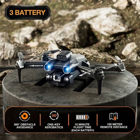 Genai H3 Obstacle Avoidance Drone With Optical Flow Hovering Dual Hd