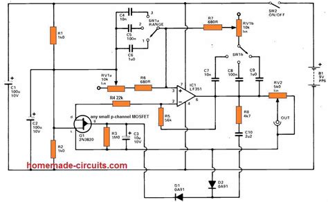 9 Simple Sine Wave Generator Circuits Explored Homemade Circuit Projects
