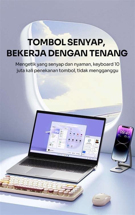 Jual Keyboard Dan Mouse Wireless Combo Robot Km3600 Pastel Colorful Set 2 4g Garansi 1 Tahun Di