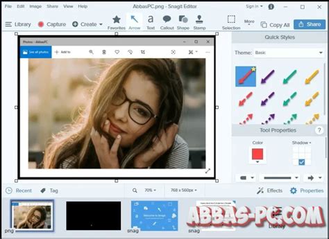 how to select color adjustment in snagit editor · github topics · github