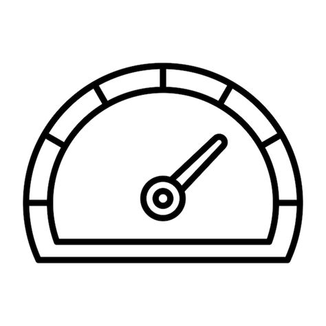 Premium Vector Speedometer Vector Illustration Style