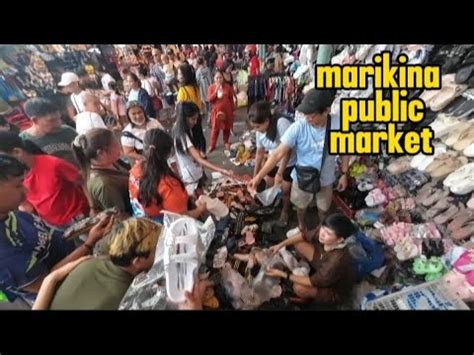 marikina public market/ganito ka siksikan ang mga namimili dito. - YouTube
