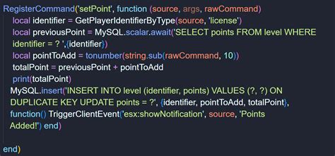 How To Run A Command With Args In ExecuteCommand Discussion Cfx Re
