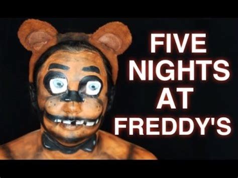 Freddy Fazbear Five Nights At Freddys Makeup Tutorial Freddy Face