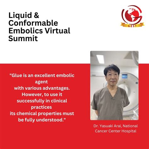Global Embolization Symposium And Technologies Gest On Linkedin Glue