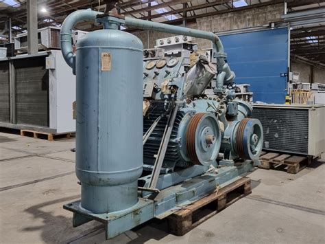Used Grasso Rc 49 Reciprocating Compressor Freon Hos Bv