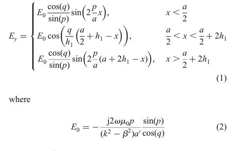 The Waveguide Shown In Fig 1 Is Equivalent To A Waveguide
