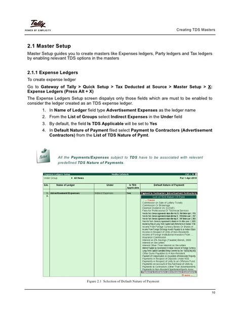Getting Started With Tds In Tallyerp 9 Tally Downloads Tally Sup