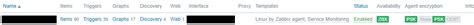 enhanced security enable psk encryption for zabbix agent server