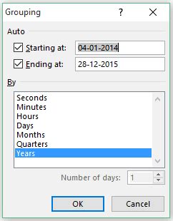 How To Group Dates In Pivot Tables In Excel By Years Months Weeks