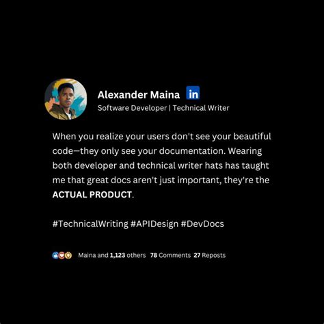 Technicalwriting Documentation Apis Developer Technicalwriter Alexander Maina