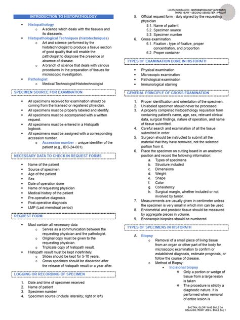 Introduction To Histopathology Pdf