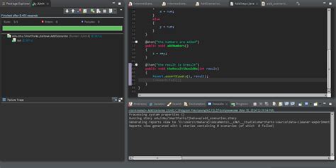 JBehave Assert Fail Fails In Console And Not In JUnit Eclipse Stack