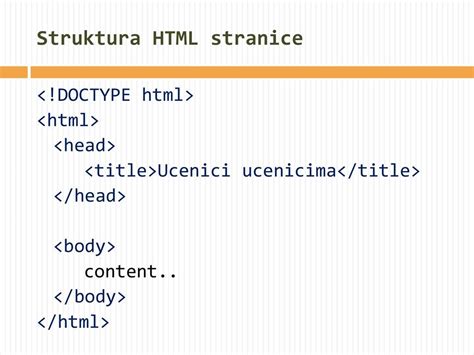 Struktura Html Stranice Alfaboost