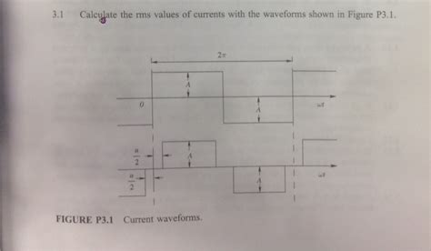 Solved Calculate The Rms Values Of Currents With The