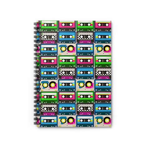 Retro Cassette Tape Notebook Etsy