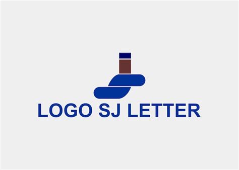 Premium Vector Logo Sj Letter Company Name