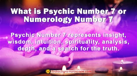 What Is Psychic Number 7 Or Numerology Number 7 Zodiacsigns