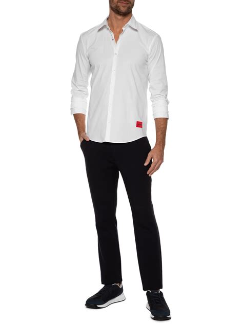 Camisa Masculina Ermo Branco Hugo