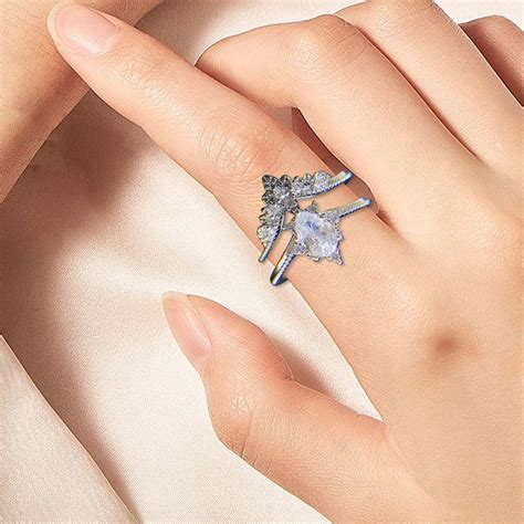 Retro Persian Lace Model Set Ring Female Plated Gilding Full ...