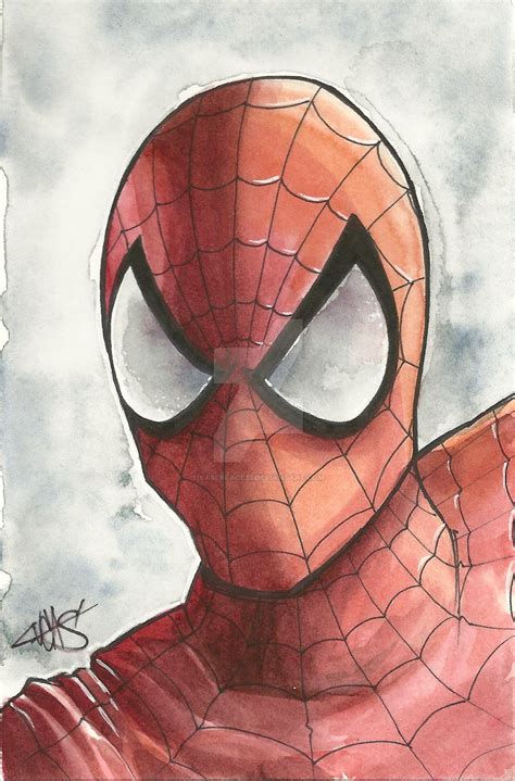 Spiderman Sketch By Laserface33 On Deviantart