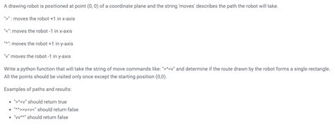 Solved A Drawing Robot Is Positioned At Point 0 0 ﻿of A