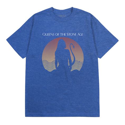 Queens Of The Stone Age Succubus Tee Heather Blue Queens Of The