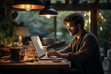 Premium Ai Image Online Work Working From Home Remote Job Work Using