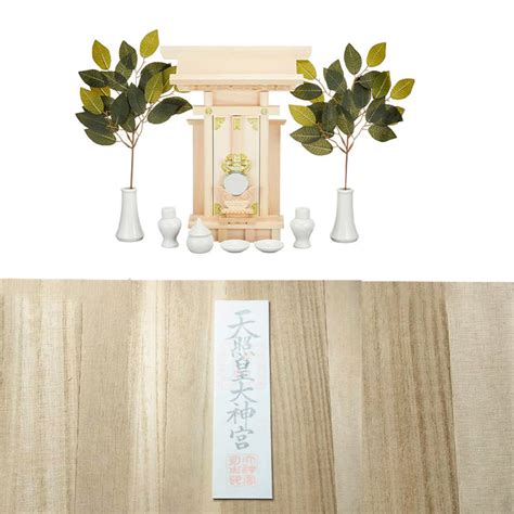 Traditional Household Shinto Shrine Altar 1 Roof Type And Jingu Taima Amulet Tokyo Store