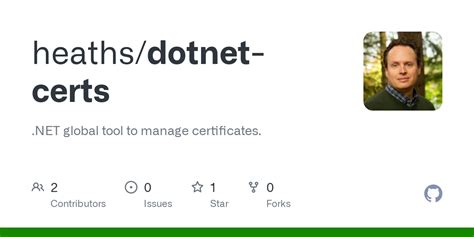 GitHub Heaths Dotnet Certs NET Global Tool To Manage Certificates