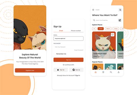 Daily Ui Design Mobile App Ui Design Ui Ux Behance