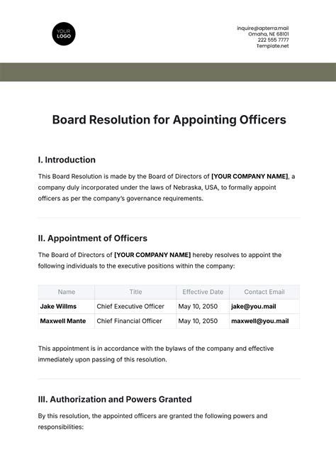 Free Board Resolution For Loan Approval Template To Edit Online