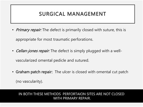 Gastric Perforation A Brief Surgical Managemnt Pptx