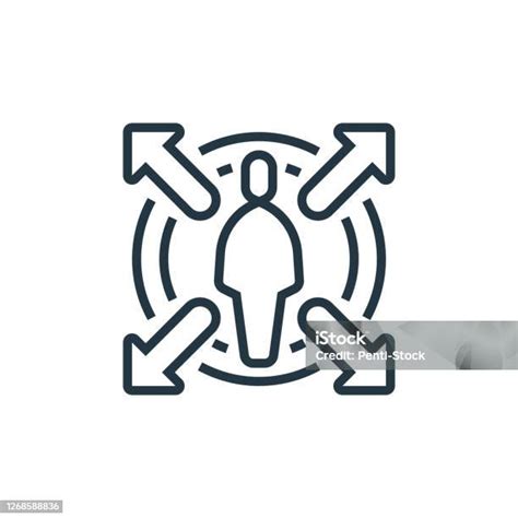 흰색 배경에서 격리된 결정 벡터 아이콘입니다 개요 웹 사이트 디자인 및 모바일 응용 프로그램 개발을위한 얇은 라인 결정 아이콘