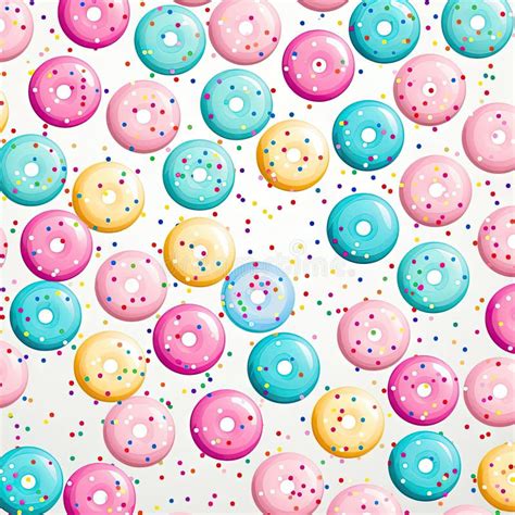 Candy Sprinkle Texture Background Donut Rainbow Sprinkles Pattern