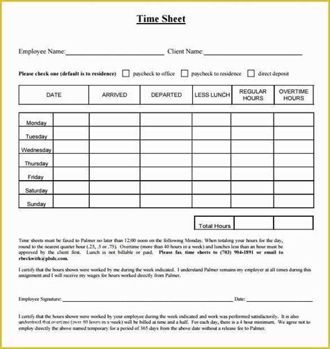 Free Billable Hours Timesheet Template Of Paralegal Timesheet Template
