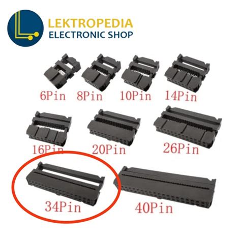 Jual Socket Idc 34pin Female Header 2x17 34 Pin Soket Isp Connector Fc3 34p Kota Semarang