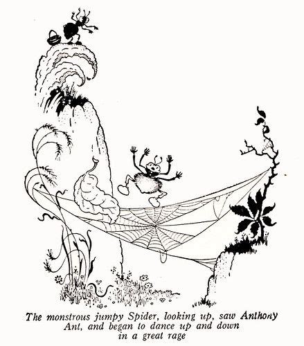 The Jumpy Spider Illustration Sketches Art