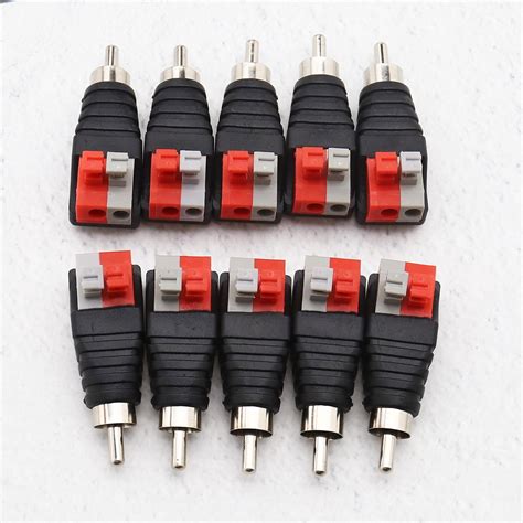10x Male Female Speaker Wire A V Cable To Audio Connector Adapter Jack 200w £10 50 Picclick Uk