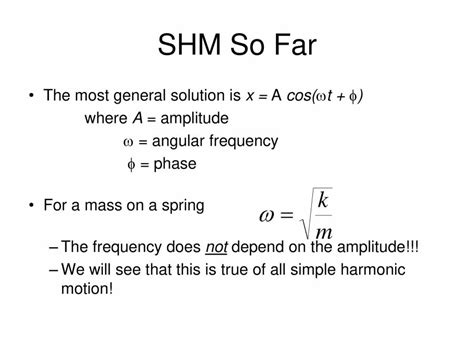 Introduction To Simple Harmonic Motion PowerPoint Slides LearnPick