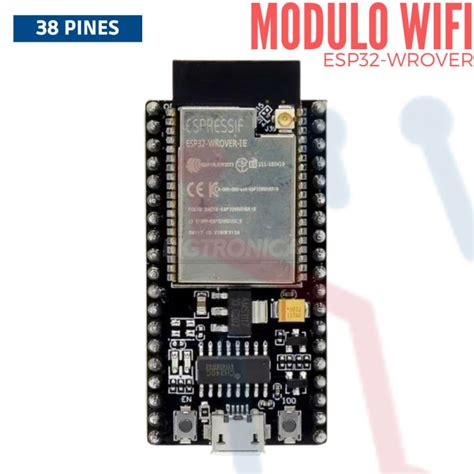 modulo wifi esp32 wrover 38 pines