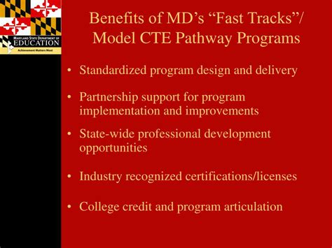 PPT Implementing CTE Pathway Programs Of Study Through Career