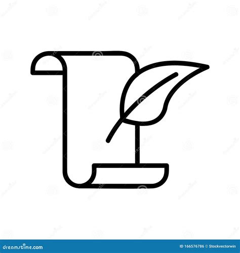 Copywriting Icon Vector Isolated Contour Symbol Illustration Stock