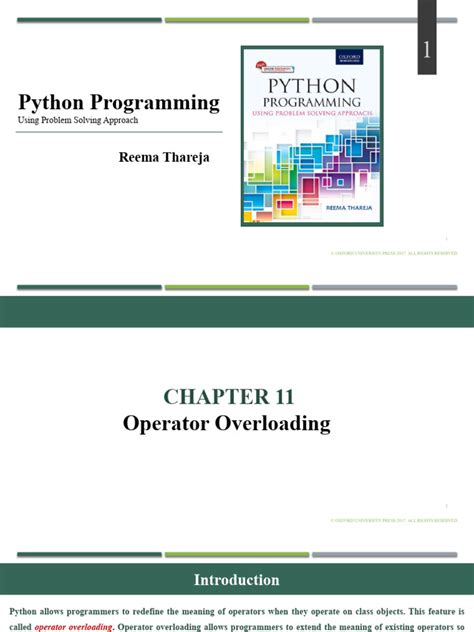 Unit V Operator Overloading Pdf Method Computer Programming