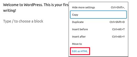 Adding Html To A Wordpress Page Or Post