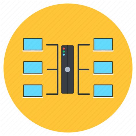 Network Hub Dataserver Network Dataserver Rack Server Hosting Datacenter Architecture