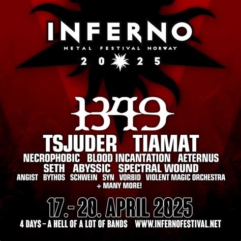 More Artists For Inferno 2025 Hell On Earth Metal Zine
