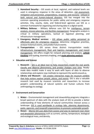 Chapter Introduction Of Gis PDF